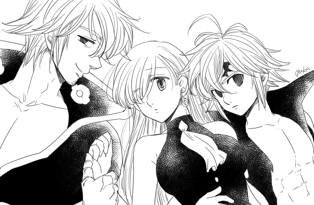 Estarossa Elizabeth Et Meliodas